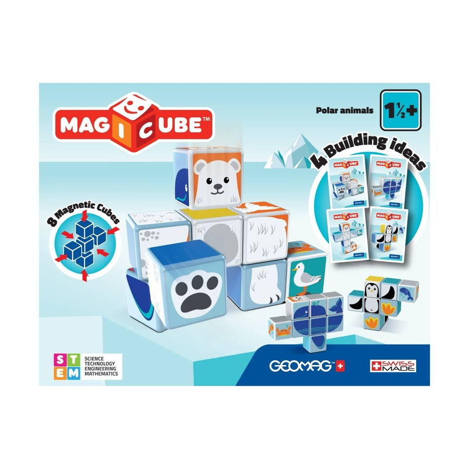 Geomag - Magicube Polar Animals: 8 Pcs | eBay