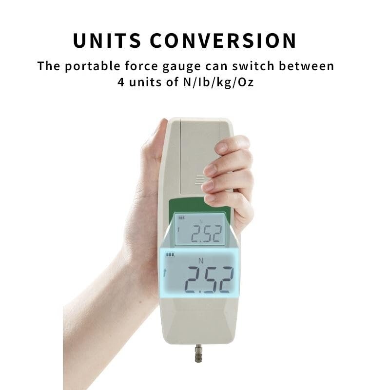 Digital Force Gauge Push Pull Force Gauge Meter Four Units N kg Lb 0z ...