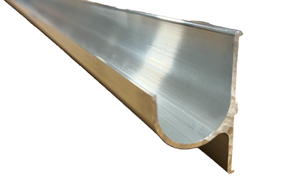 92" Aluminum J Gutter Drip Rail Trim Molding 2 3/8" x 1 1/2" RV ...