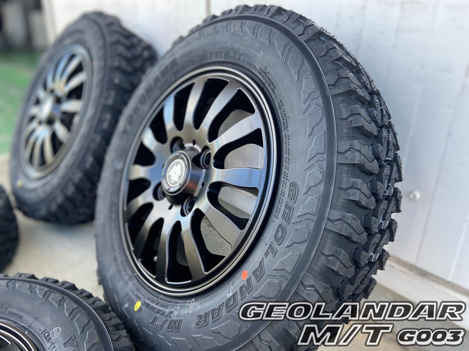 Yokohama Geolander M/T 145/80R12 80/78N Set of 4wheels Acti Carry Hijet ...