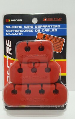Spectre Red Spark Plug Wire Separator Kit-High Temp Silicone Chevy-Ford ...