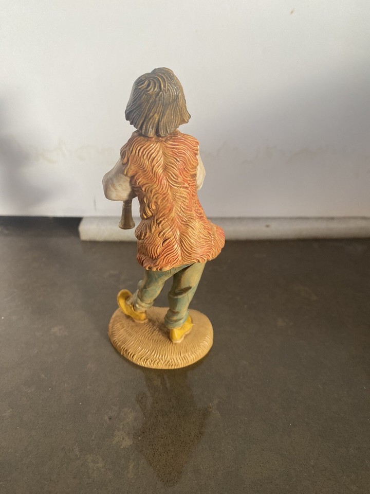 VTG Fontanini Nativity Figure Daniel with Horn Flute Italy 116 | eBay