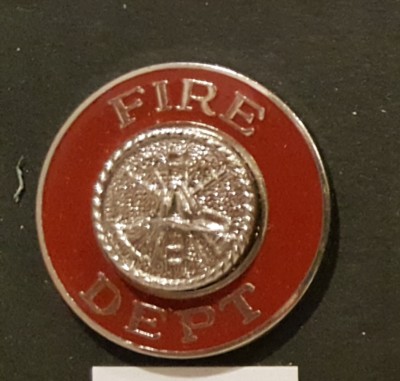 Firefighter Silver or Rhodium Fire Collar Brass Chain of Command 11/16 ...