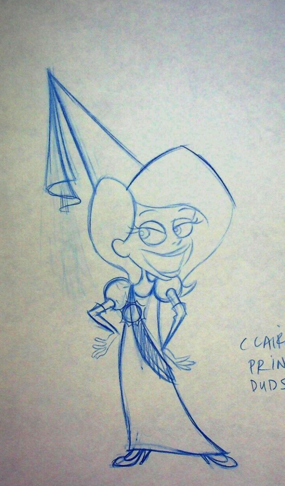 Beetlejuice 1989 Production Chris LaBonte Hand Drawn Series Model Cel ...