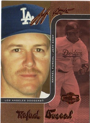 2006 Topps Co-Signers Changing Faces Red Card #10A Jeff Kent/Rafael ...