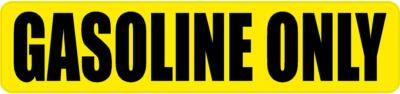 1 DIESEL FUEL ONLY Vinyl Decal Sticker Gas Door Label Turbo Truck Eco ...