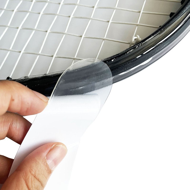 Transparent Tennis Racket Paddle Head Protection Tape Reduce Friction ...