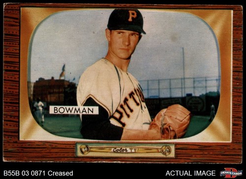 1955 Bowman #115 Roger Bowman Pirates RC 3 - VG | eBay