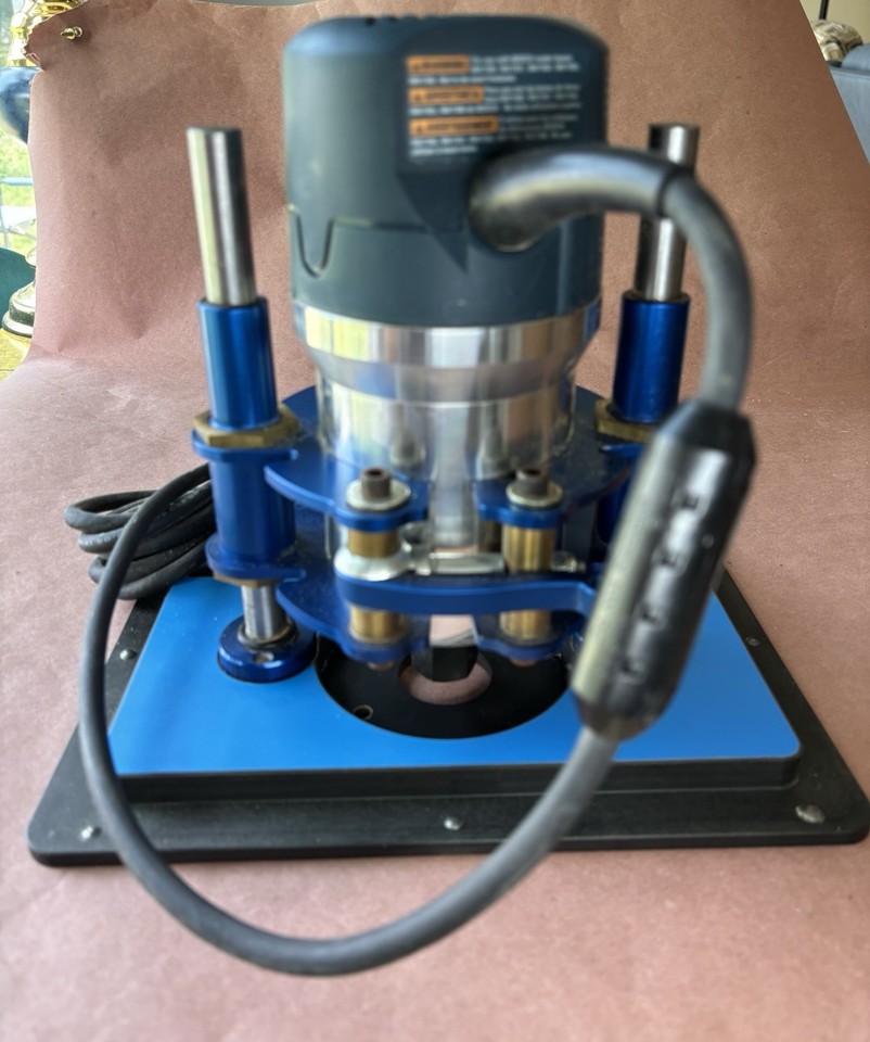 Rockler Rout-R-FX Router Lift by JessEm Tool Co w/ Bosch 1617EVS 2.5 hp ...