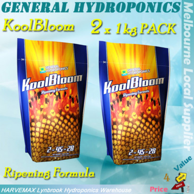 2 Bags General Hydroponics Koolbloom Powder Blooming Nutrient Ripening ...