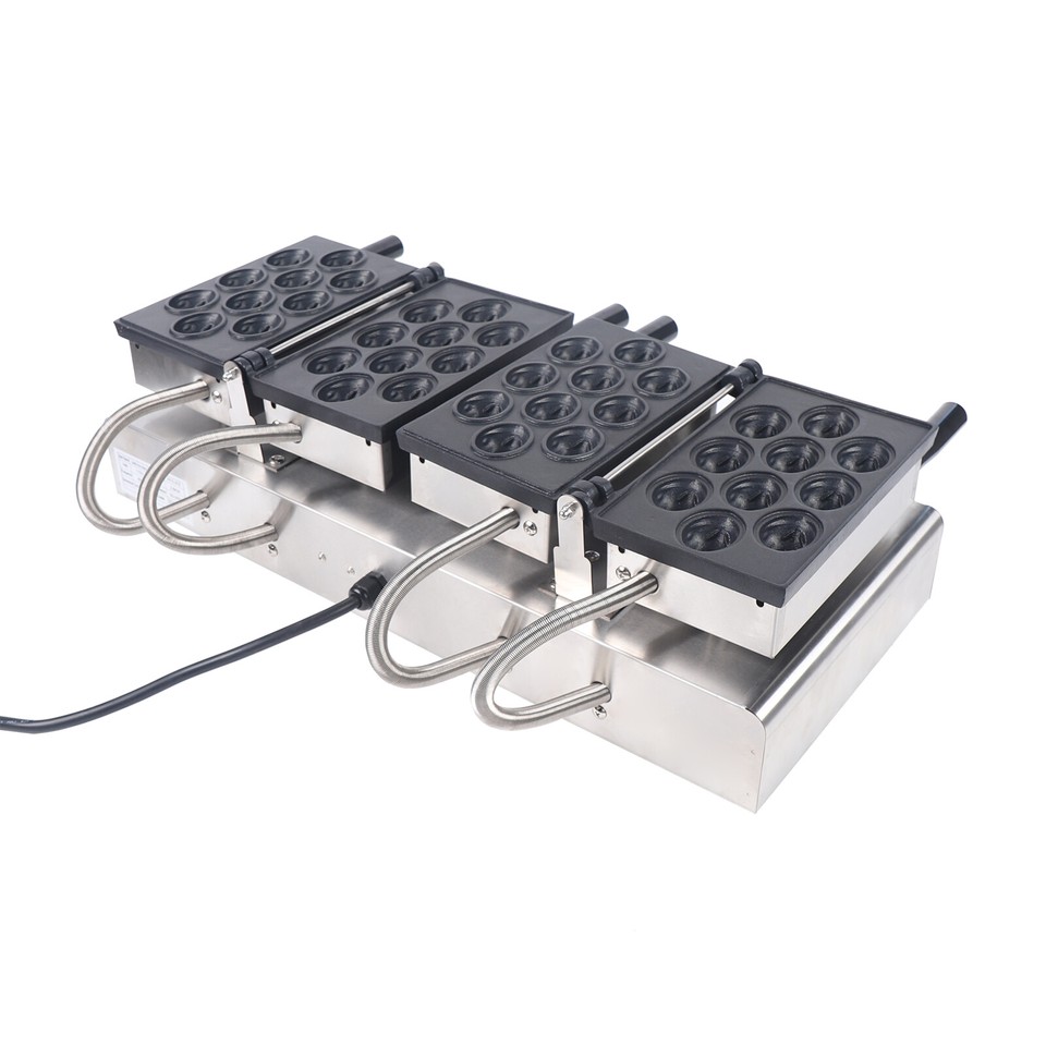 Commercial Electric Waffle Maker 20pcs Nonstick Waffle Grill Baker ...