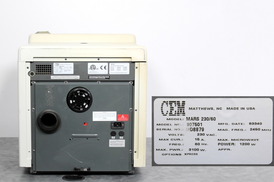 CEM MARS 5 Xpress 230/60 Microwave Accelerated Reaction System ...