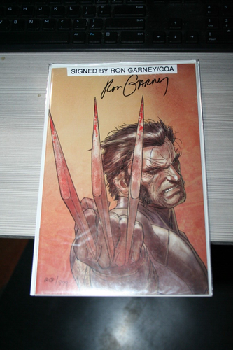 WOLVERINE WEAPON X #1 NM DYNAMIC FORCES SIGNED RON GARNEY WITH COA ...