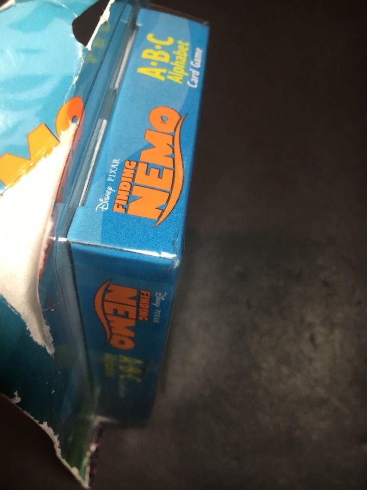 Finding Nemo ABC Alphabet Card Game Ages 3+ By Briarpatch HTF New ...