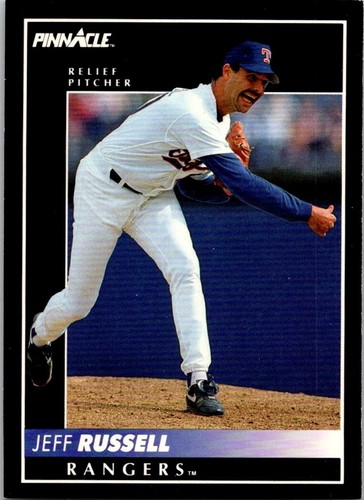 1992 Pinnacle Jeff Russell #209 Texas Rangers Baseball Cards | eBay