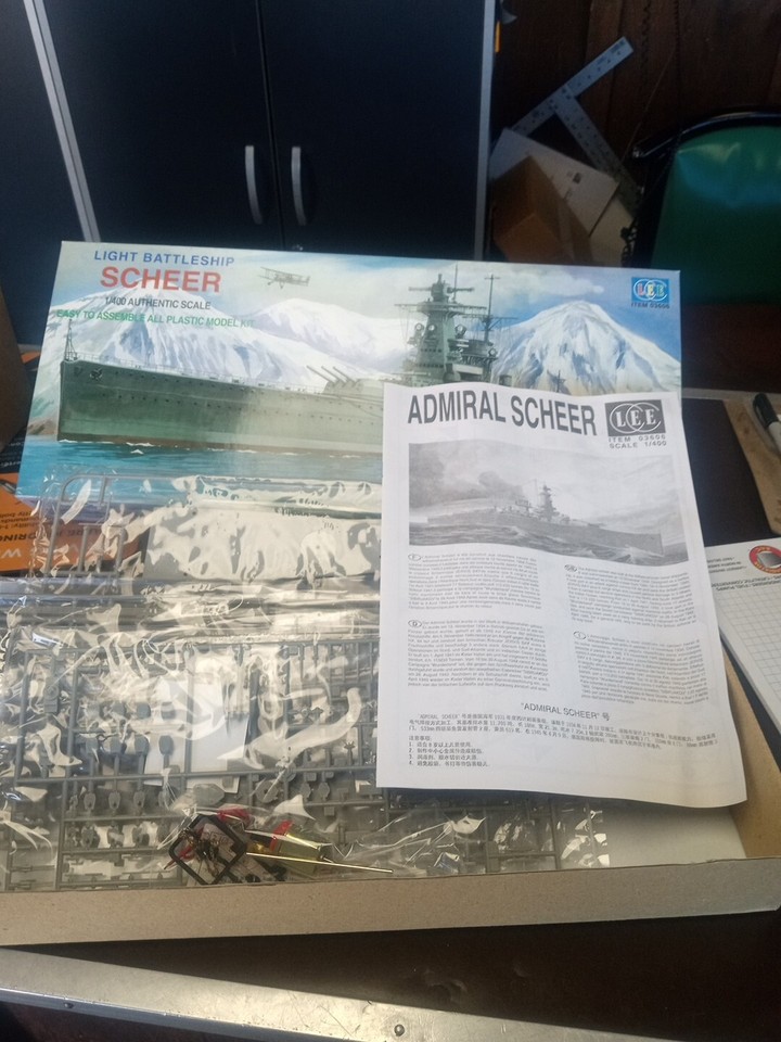 Lee 03606 Admiral Scheer 1:400 Scale Battle Ship Motorized | eBay