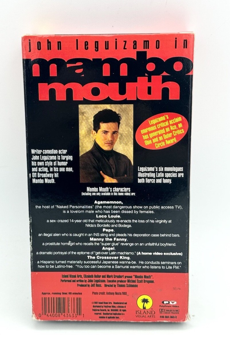 John Leguizamo Mambo Mouth John Leguizamo (Creator) TV Tropes