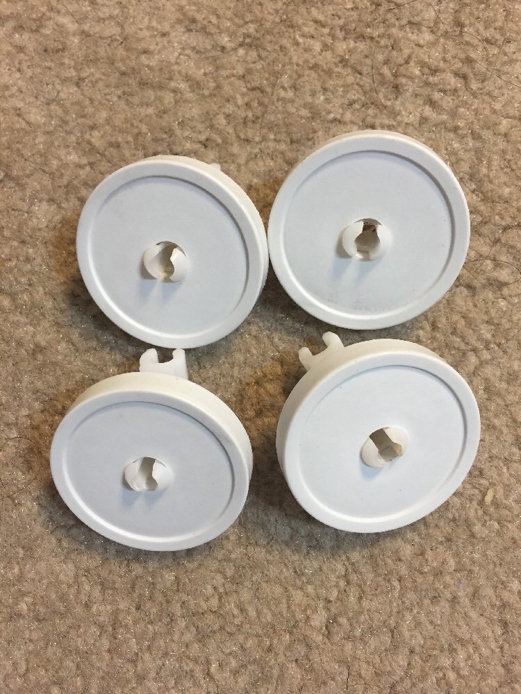 OEM Frigidaire Dishwasher Wheels Lower (4) 154174401 154174501 ...