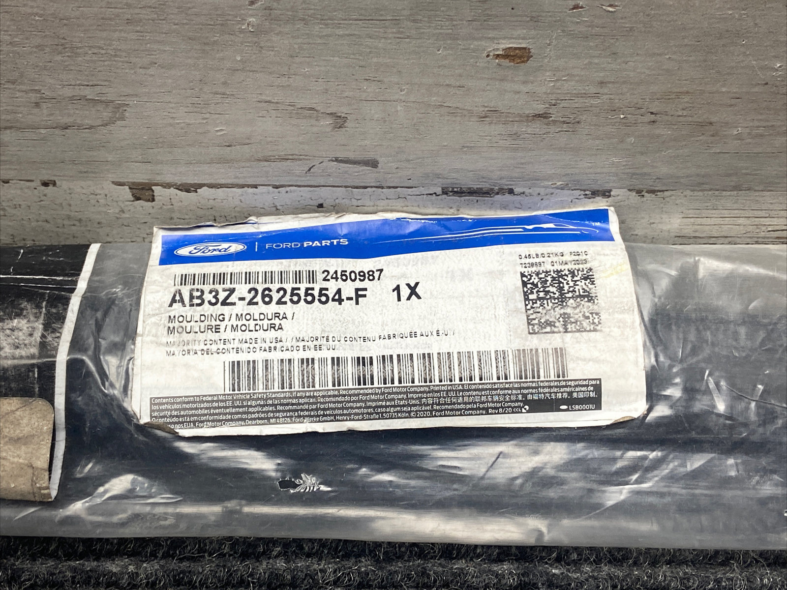 Genuine Ford Belt Molding AB3Z-2625554-F for sale online | eBay