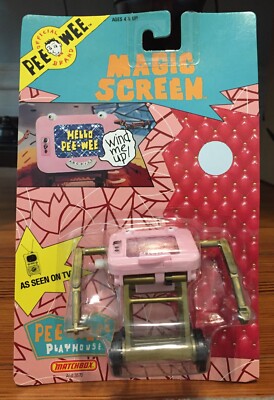 MAGIC SCREEN figure- Pee-Wee's Playhouse Playset Figure 1988 MATCHBOX ...
