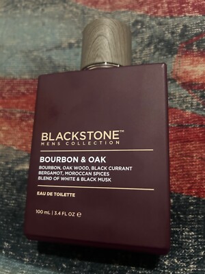 Blackstone Bourbon & Oak Mens Cologne Eau de Toilette 3.4oz/ 100ml NWOB ...