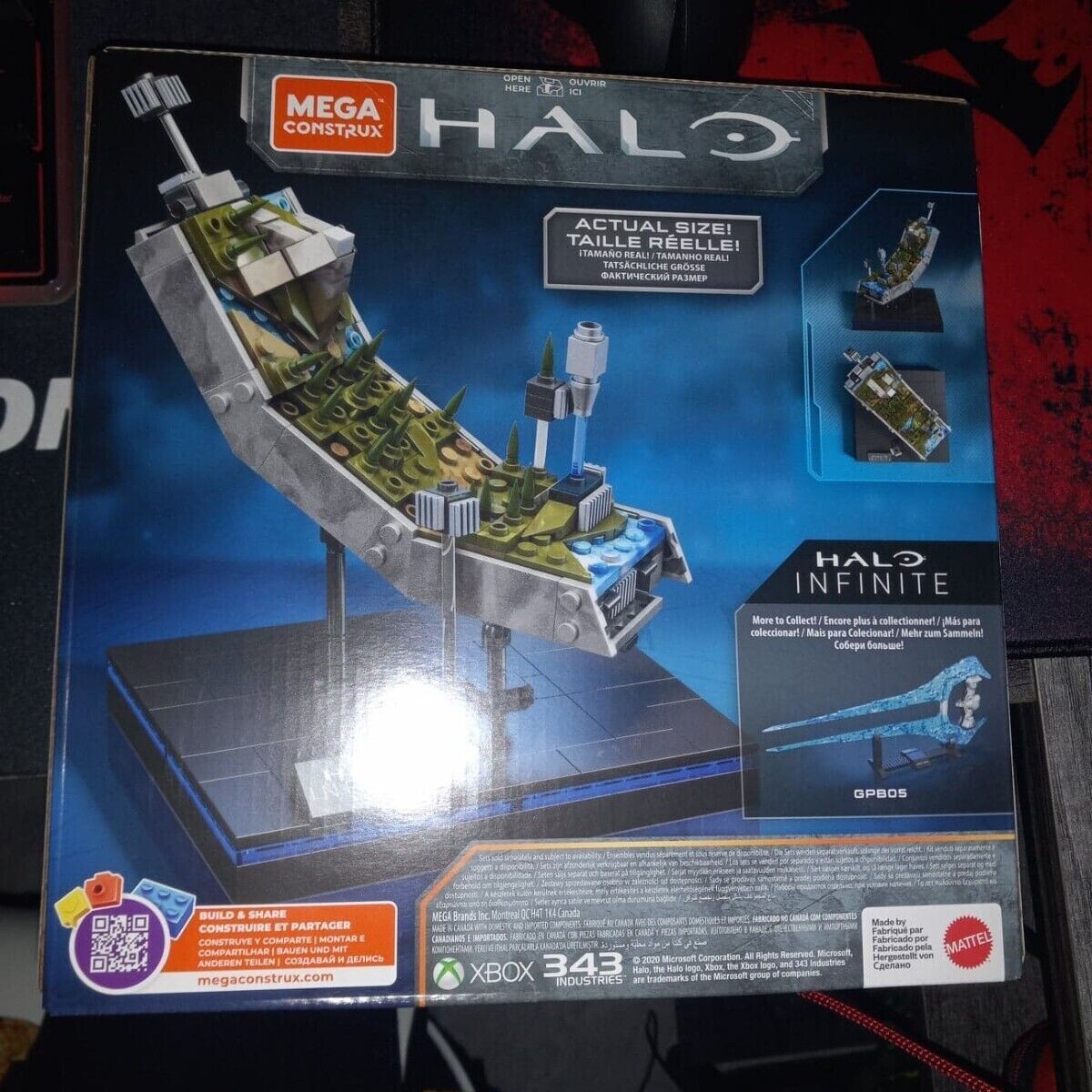 MEGA CONSTRUX Halo Infinite Forerunner Ring Installation New Sealed | eBay
