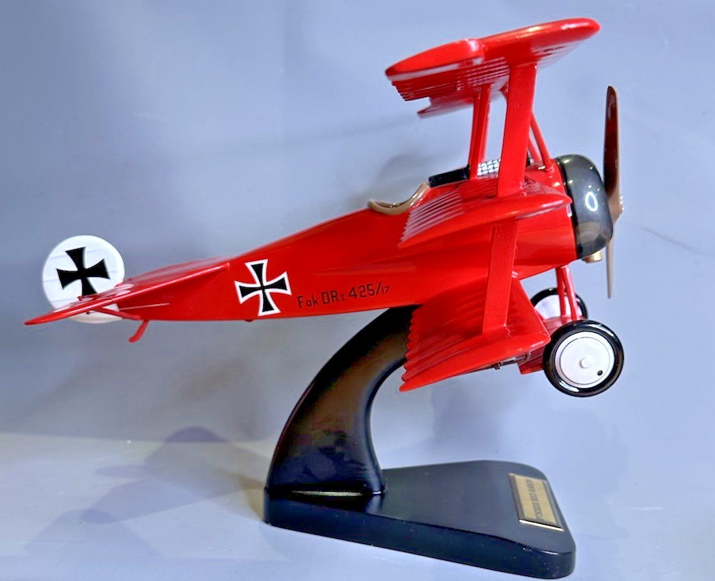 Bravo Delta Models RED BARRON FOKKER D1 Triplane Desktop Model Stunning ...