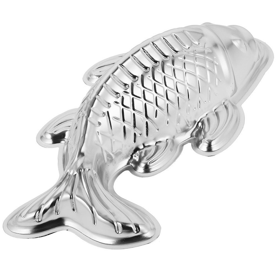Diy Aluminum Fish Mold For Cake Chocolate Jelly Pastry Fondant Baking ...