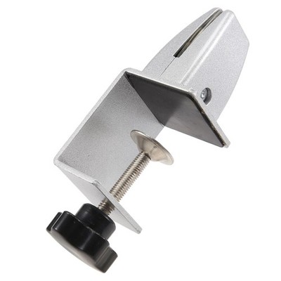 2X(1Pcs Sneeze Guard Clamp Bracket Desk Partition Clamp for 1/8Inch ...