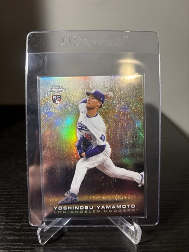 2024 Topps Chrome Gilded Collection - Yoshinobu Yamamoto Gold Storm /24 ...
