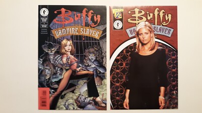 Buffy The Vampire Slayer #1 Variant & Wizard 1/2 Editions Darkhorse ...