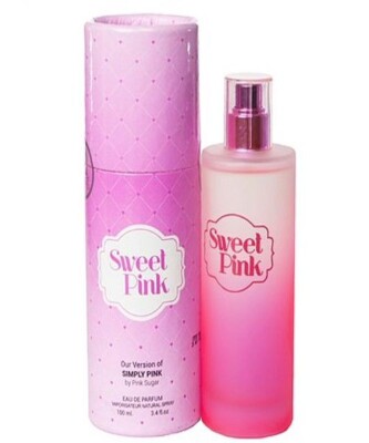 SWEET PINK women's designer 3.4 oz EDP perfume spray by MCH Beauty ...