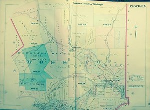 1906 NORTH PITTSBURGH ROSS TOWNSHIP DOUGLAS DISTRICT PENNSYLVANIA ATLAS ...