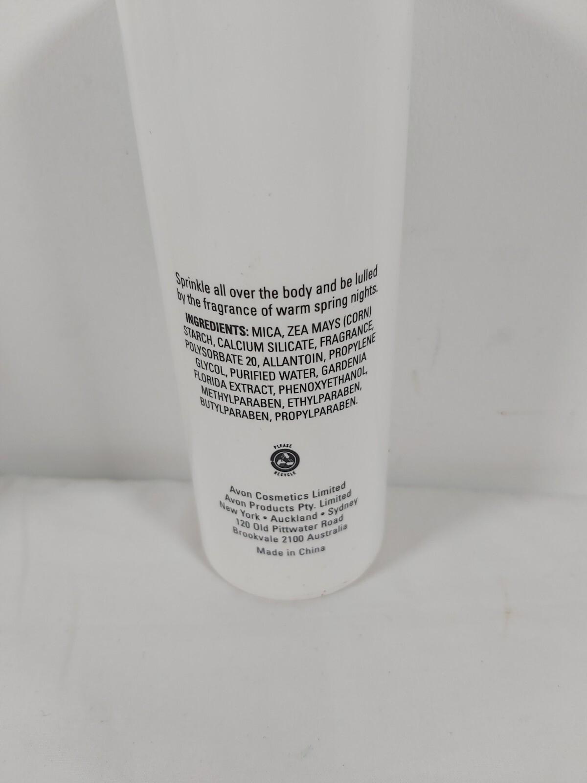 AVON NATURALS Body Powder - GARDENIA | eBay