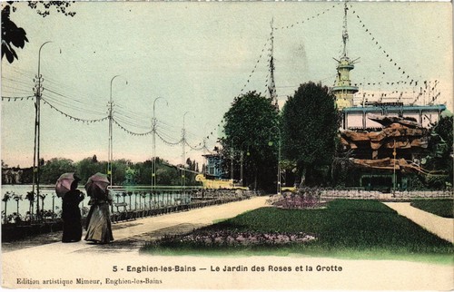 CPA Enghien les Bains Le Jardin des Roses et la Grotte FRANCE (1308389 ...