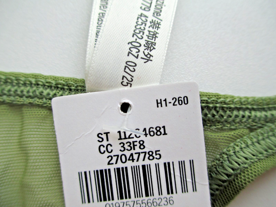VICTORIA'S SECRET PINK Strappy Micro Thong Panty VS Olive Green S SMALL ...