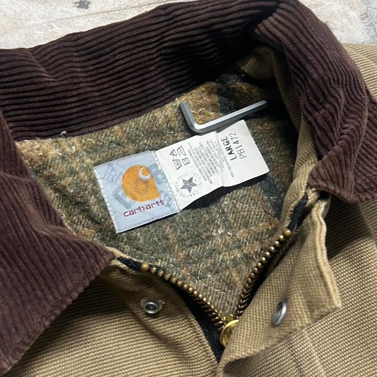 Vintage 80s carhartt canvas flannel lined chore coat | eBay Vintage 80s carhartt canvas flannel lined chore coat | eBay
