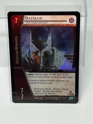 2004 VS System DC Origins 1st Edition Foil Batman #DOR-005 | eBay