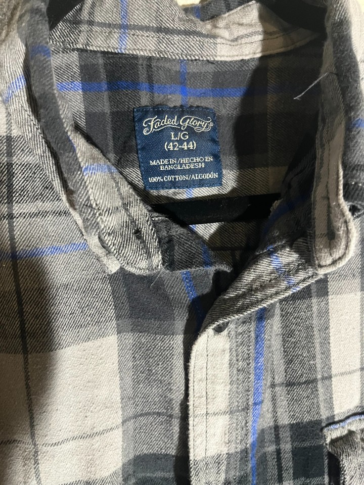 Star Wars Yoda flannel shirt upcycled with custom back patch men's L | eBay