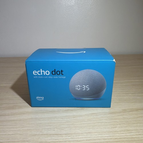 Amazon-Echo Dot with Clock-4th Generation-Twilight Blue Brand New | eBay