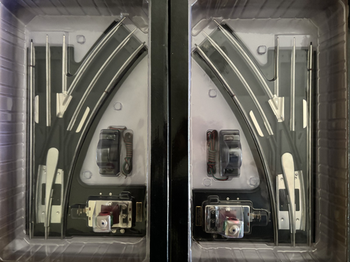 MTH TWO Standard Gauge BLACK 42" SWITCHES RH/LH PAIR NEW O/B | eBay