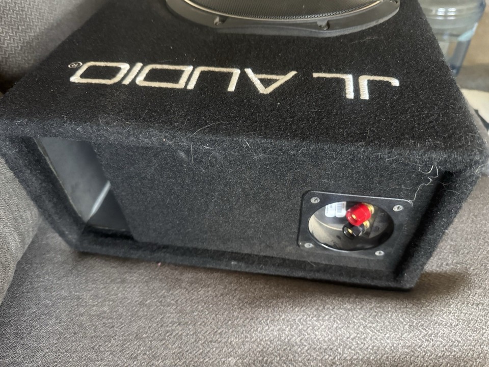 JL Audio MicroSub single 10" Subwoofer - Black Shallow Sub 2 Ohms Non ...