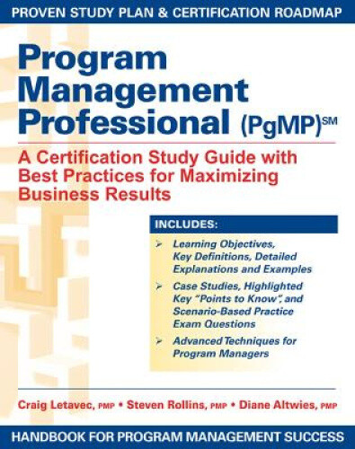 Program Management Professional (Pgmp): A Certification Study Guide with Best | eBay