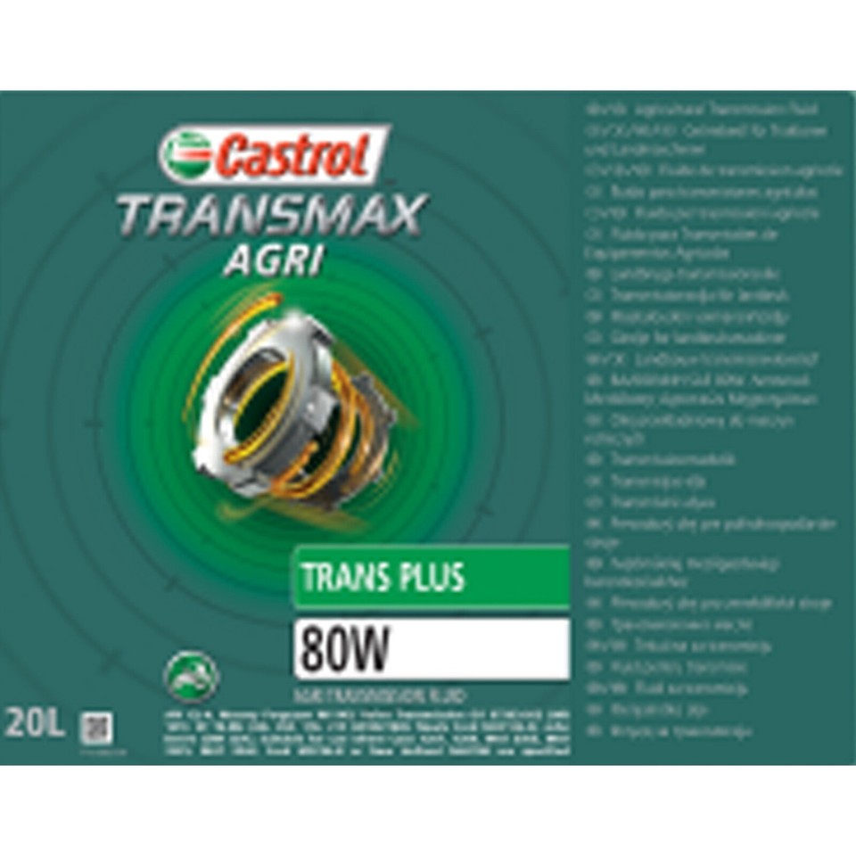Castrol Transmax Agri Trans Plus 80W - 20 Litres 20L | eBay