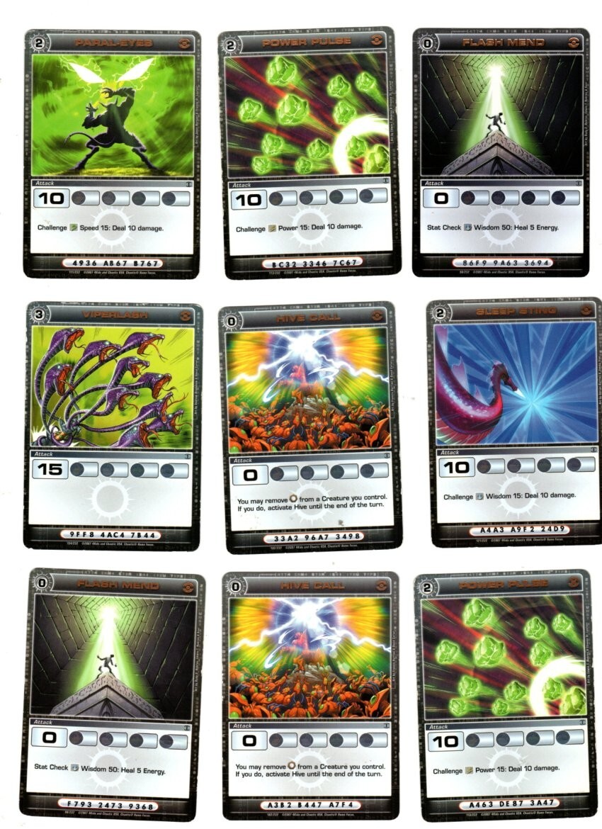 Lot #0013. Lot of 9 Chaotic Rare Attack cards. All Copper letters | eBay