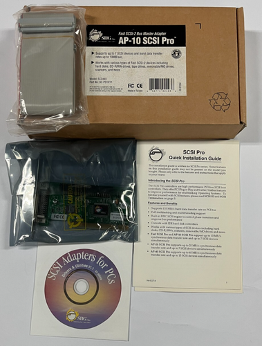 SIIG AP-10 SCSI Pro Fast SCSI 2 Bus Master Adapter Model SC2493 Brand ...