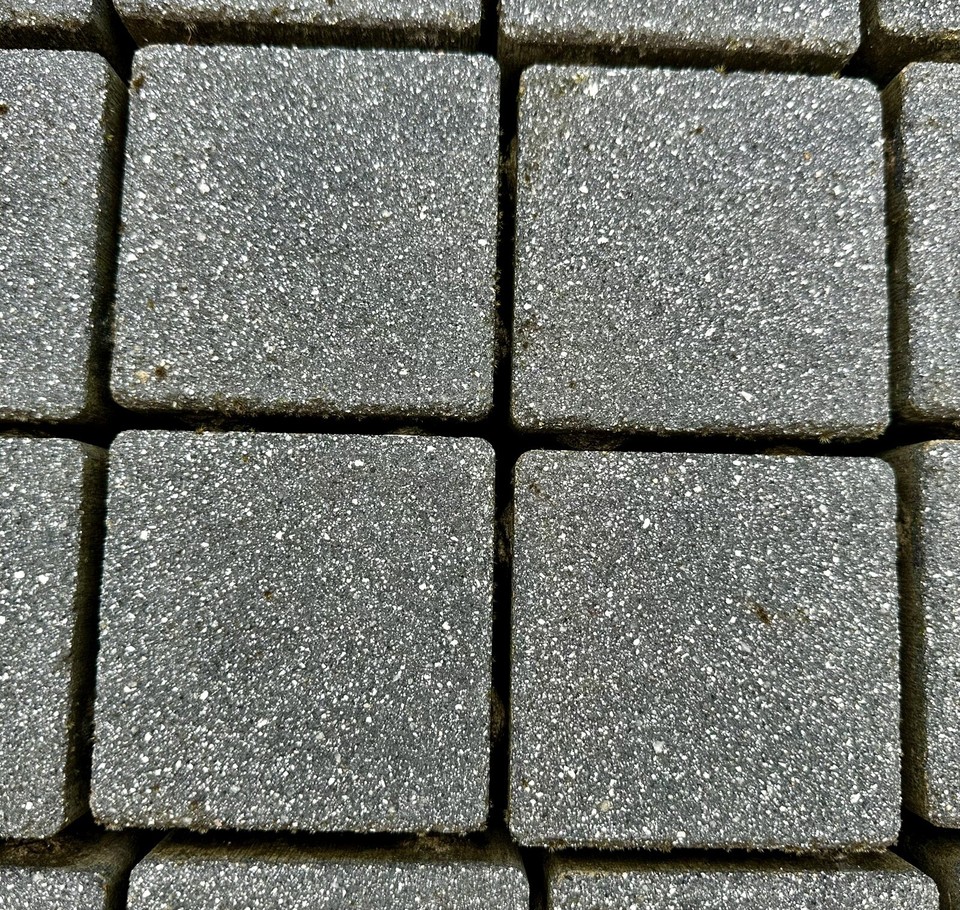 CHARCON ANDOVER PAVING PERMEABLE GREY GRANITE, BLOCK PAVING, 100x100x80 ...