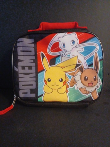 Bioworld Pokemon Lunch Box Bag Pikachu Eevee Zippered Handle | eBay