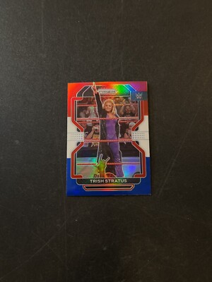 Trish Stratus 2022 Panini WWE Prizm Red White & Blue Prizm Card #197 | eBay