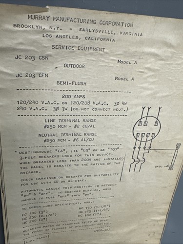 Ge 3 Phase Meter Socket Base W/Main Breaker 200A 240V W/Neutral ...
